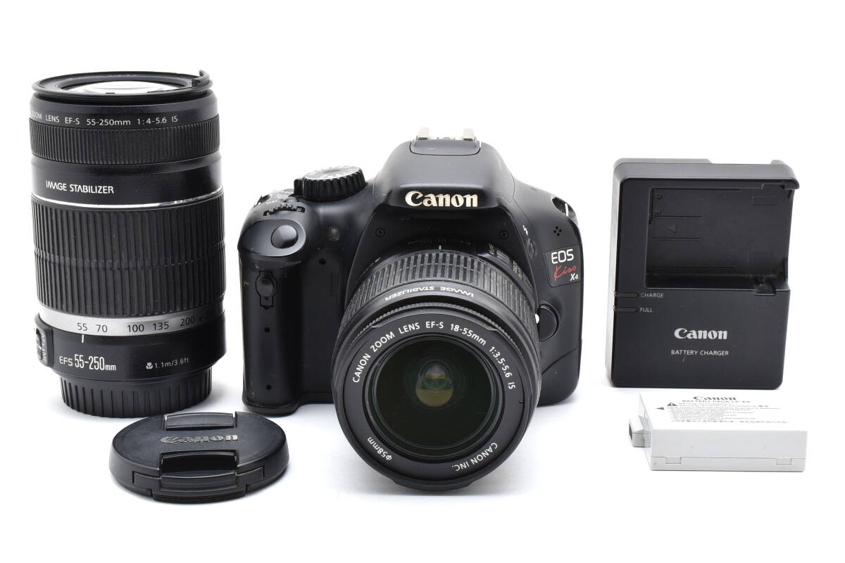 キャノン Canon EOS Kiss X4 レンズ2本セット A75A4B0 /【Buyee】