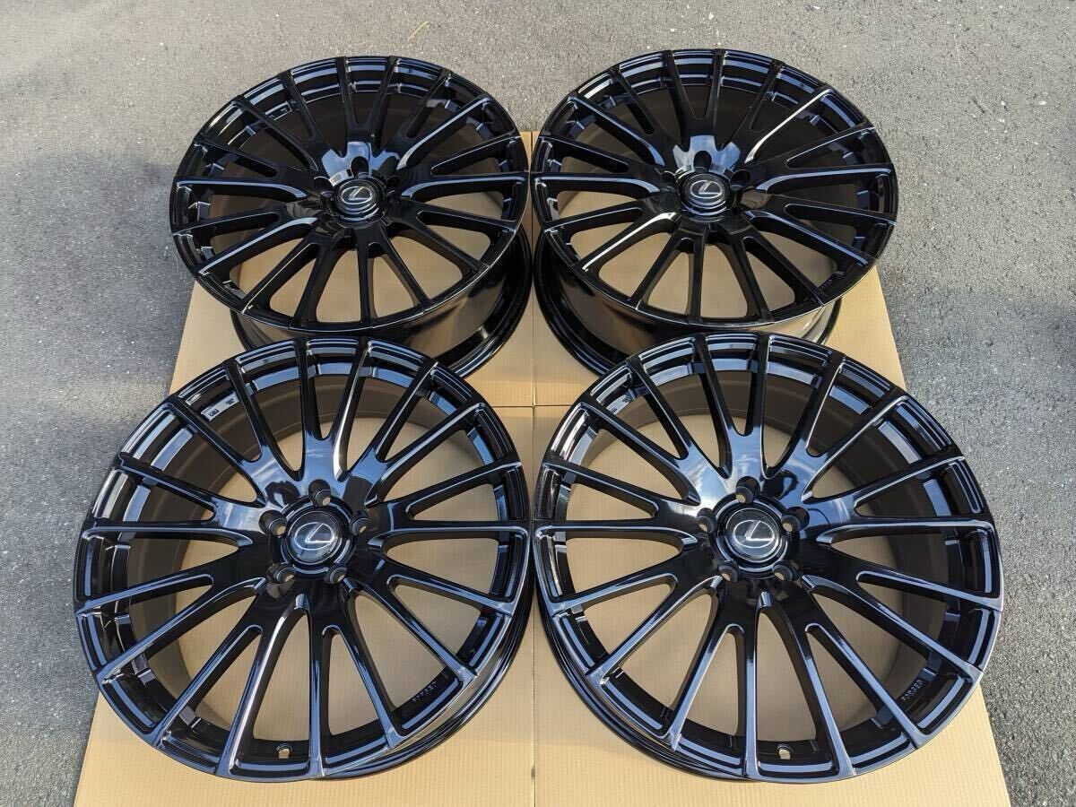 美品 鍛造 TRD レクサス ES BBS製 純正OP 20インチ 8.5J ＋45 PCD114.3 ソリッドブラック 4本 /【Buyee】 Buyee - Japanese Proxy ...