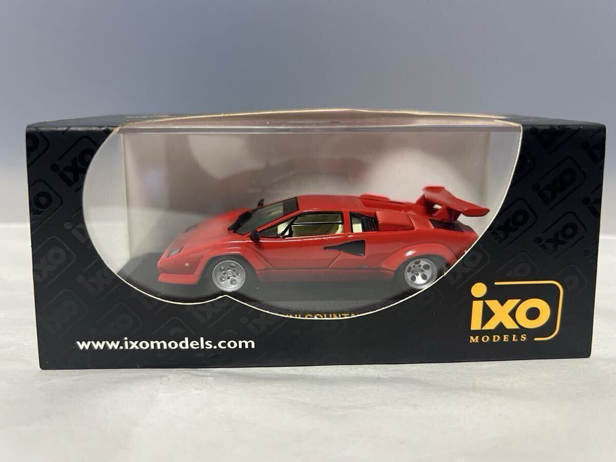 ★未展示品 ixo1/43 Lamborghini Countach LP 500S RED/Tan interior (CLC006 ...