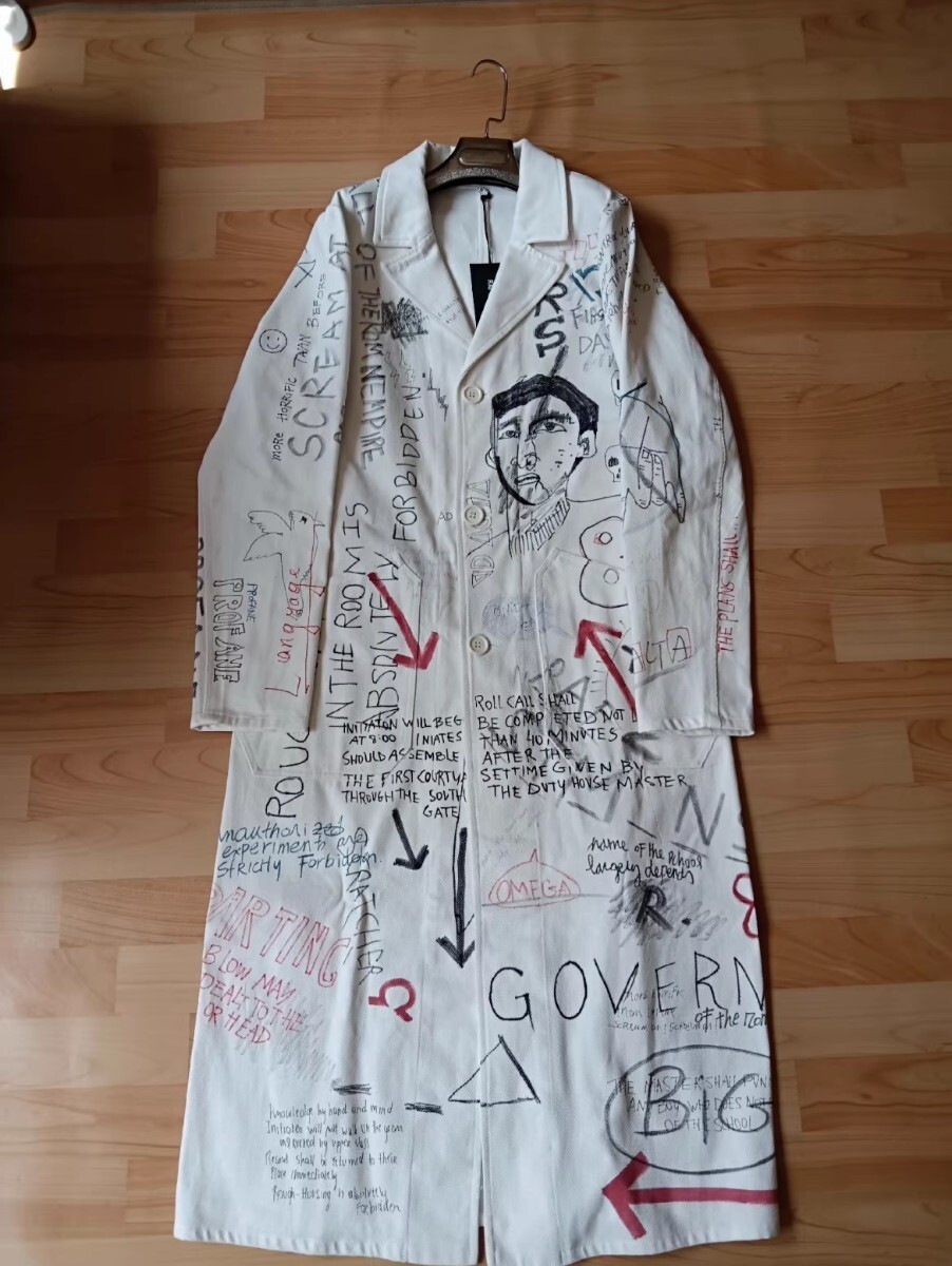 RAF SIMONS 15AW GRAFFITI LAB COAT 落書き スケッチコート /【Buyee】 Buyee - Japanese ...