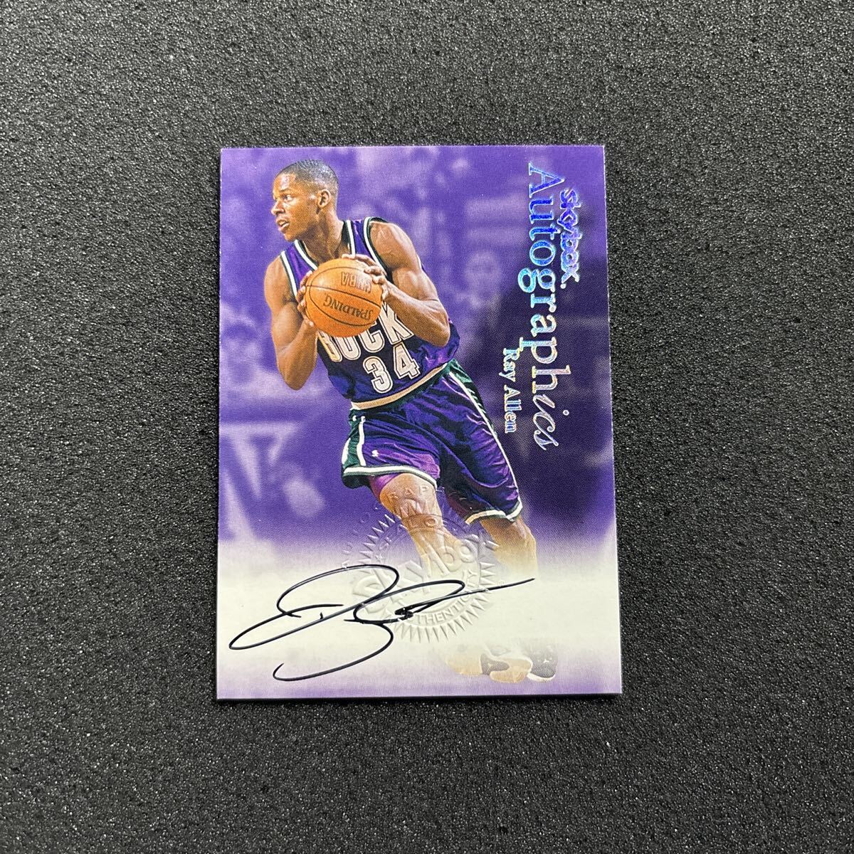 R03 RAY ALLEN 1999 NBA FLEER SKYBOX AUTOGRAPH 1999-2000 AUTO サイン オート 刻印 ...