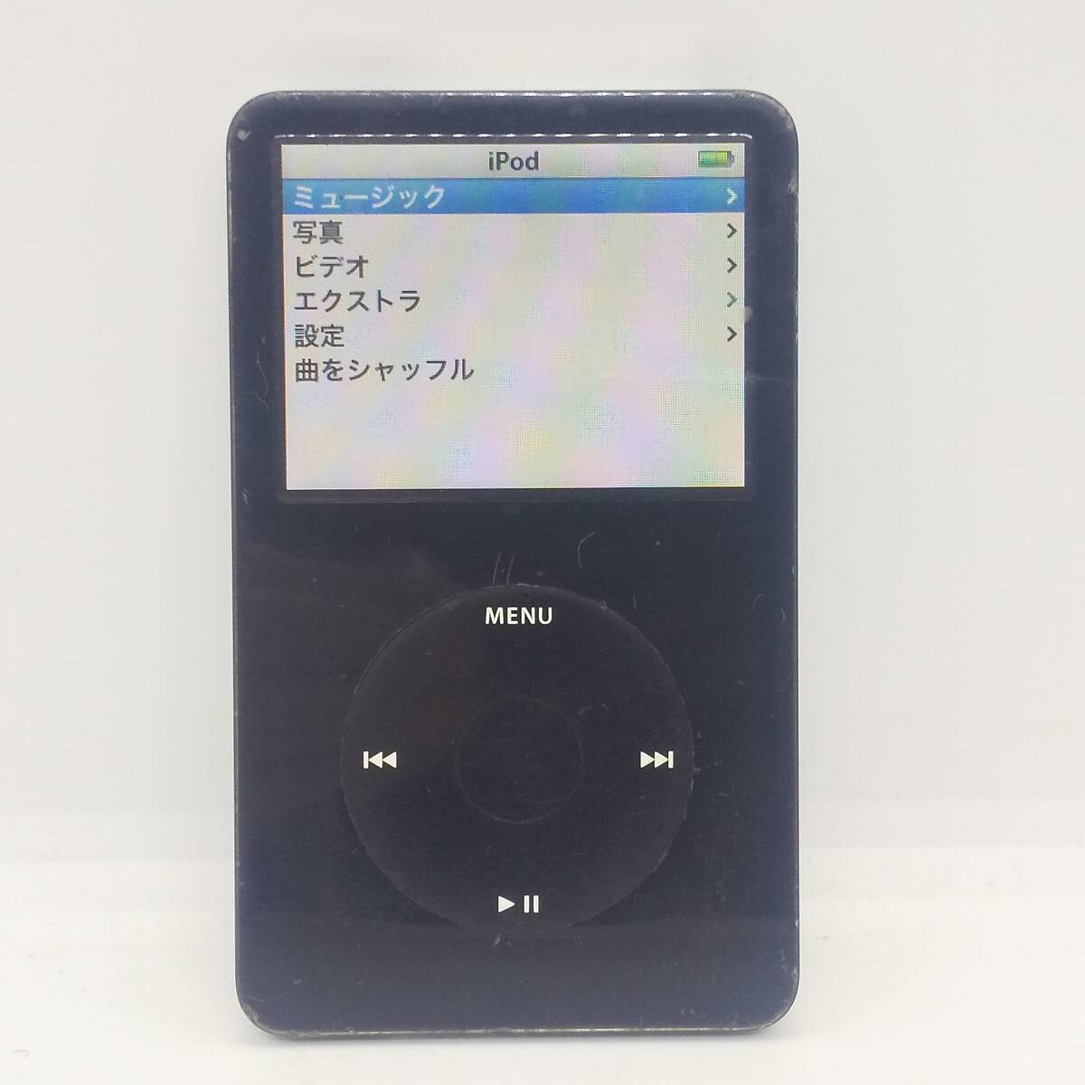 Apple iPod classic 第5世代 A1136 30GB ブラック MA146J/A 初期化済み 現状動作品 ジャンク扱い 送料 ...