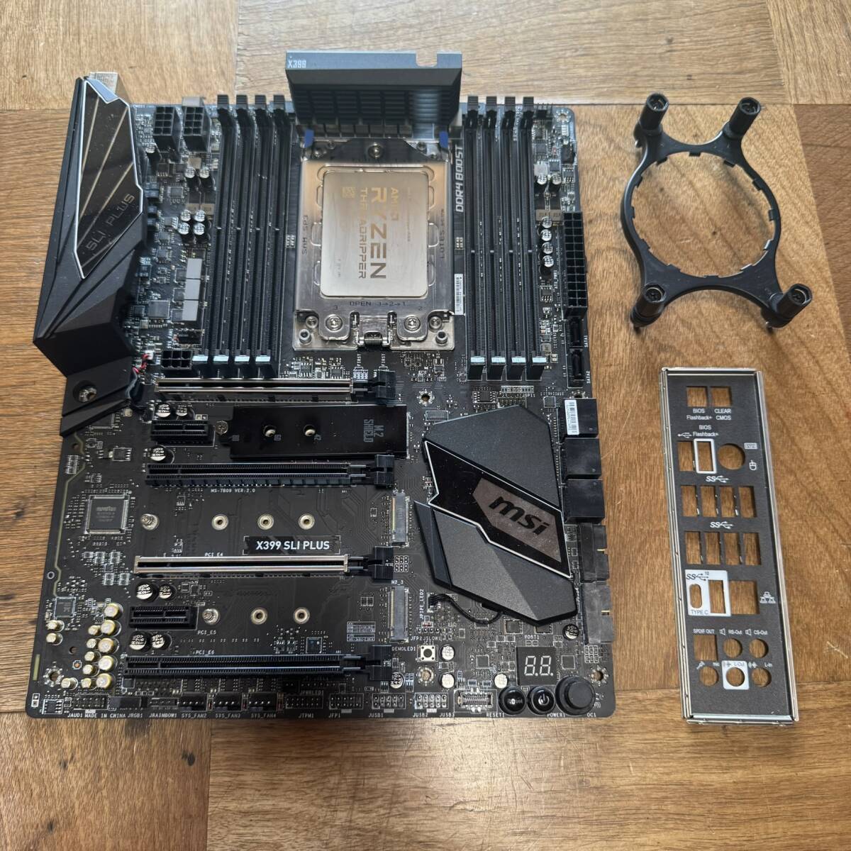 AMD Ryzen Threadripper 1920X MSI X399 SLI PLUS CPU/マザーボード セット 起動確認済 ...