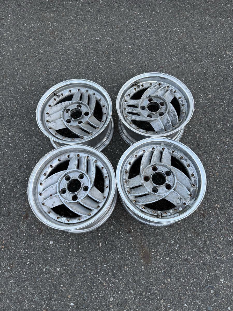 超希少SSR ヒロレーシング hiro V1-R 15インチ 7J約＋25 PCD114.3 5穴 5H 絶版 当時物 深リムJDM 旧車 ...