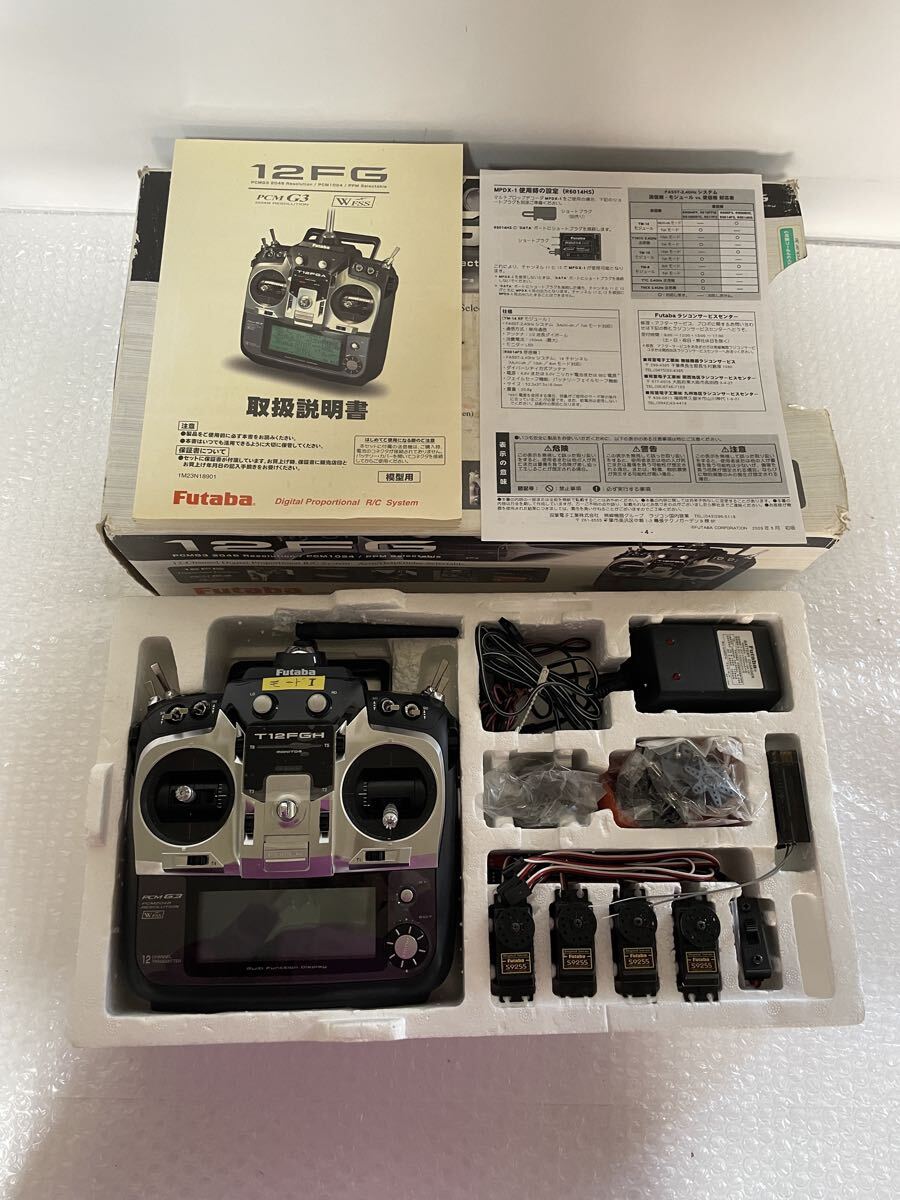 Futaba フタバ 12FG T12FGH PCM G3 12ch プロポ サーボ付 送受信機セット RC 取扱説明書付 /【Buyee ...