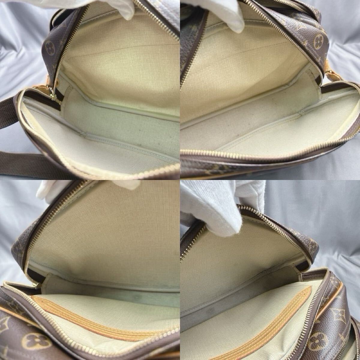 E066 LOUIS VUITTON ルイヴィトン M45254 モノグラム リポーター PM クロスボディ ショルダーバッグ シリアル ...