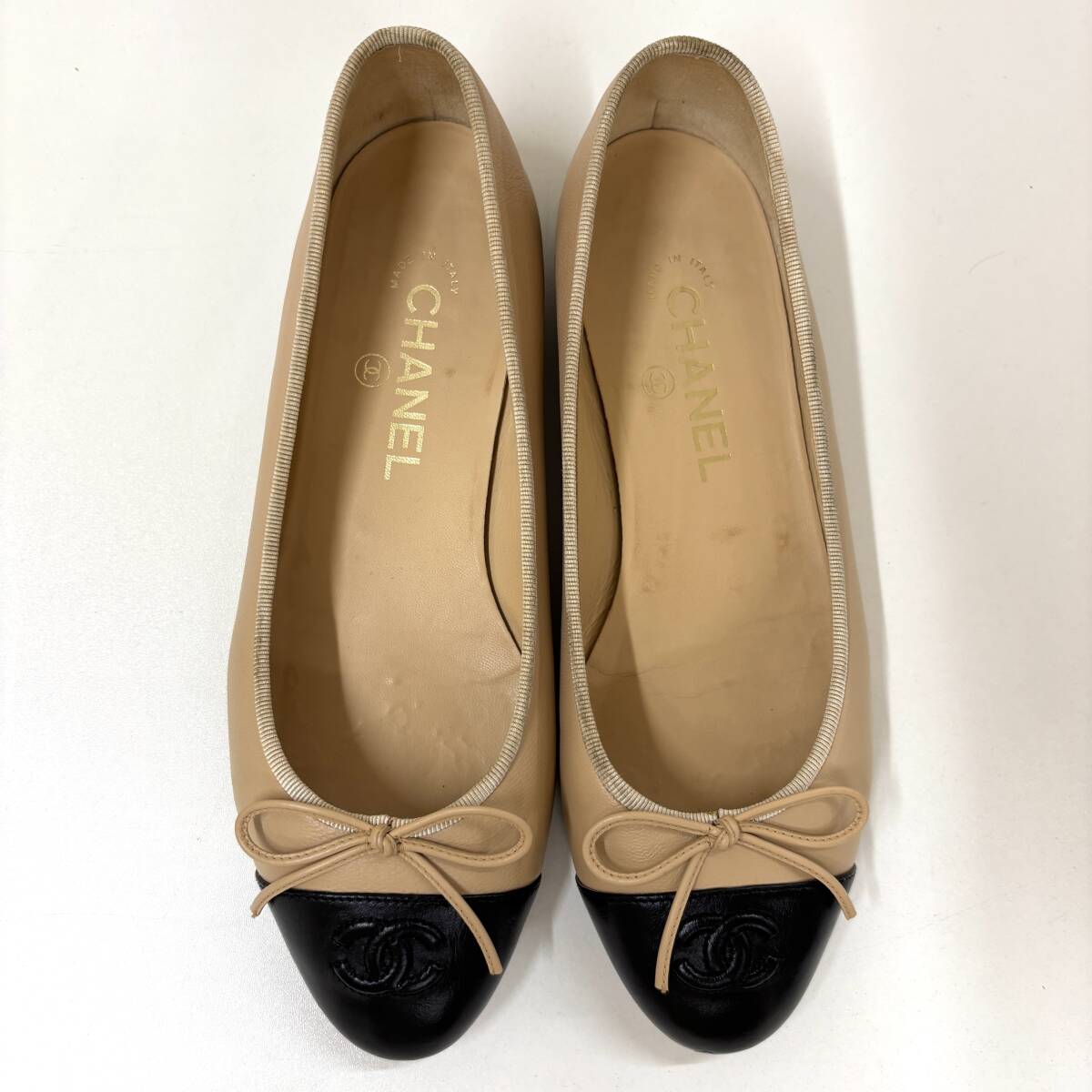 TY2617 CHANEL パンプス ココマーク シャネル 38C 約24cm ベージュ シューズ レディース 薄茶色 1円スタート ＊修理箇所あり /【Buyee】 Buyee ...