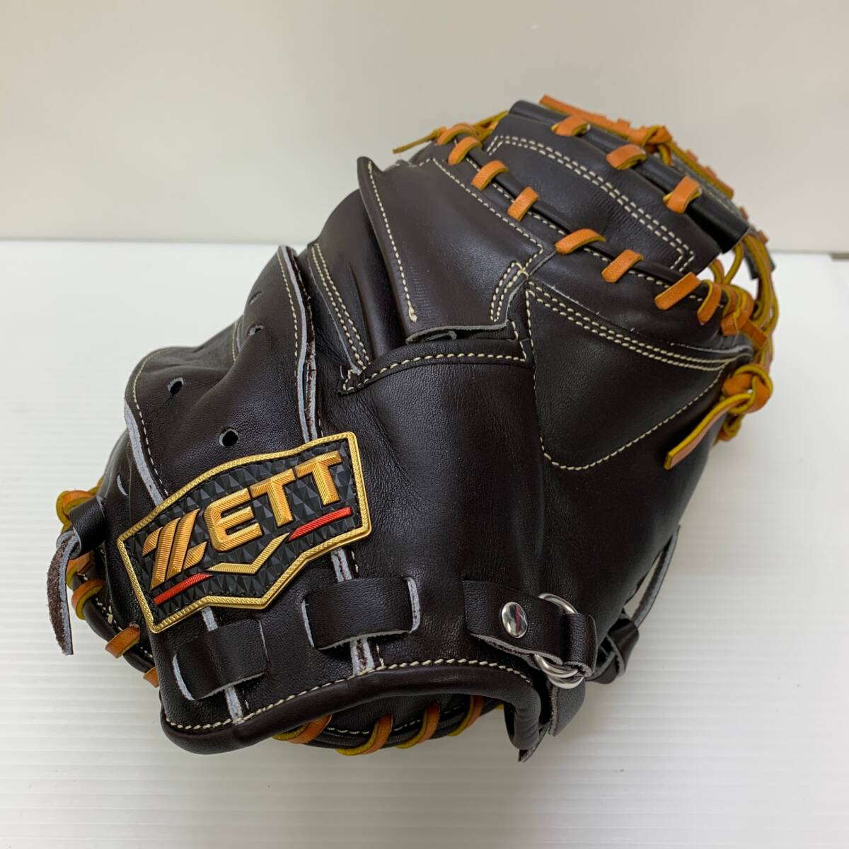 ゼット ZETT プロステイタス 硬式 大人 一般 キャッチャーミット 捕手 グローブ グラブ 右投げ BPROCMP92 中古品 野球 ...