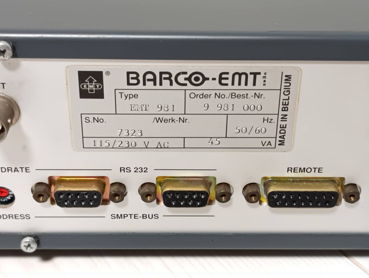 BARCO-EMT 【 EMT / 981 ・CD プレーヤー エレクトリ正規品 】 Professional CD Player ...