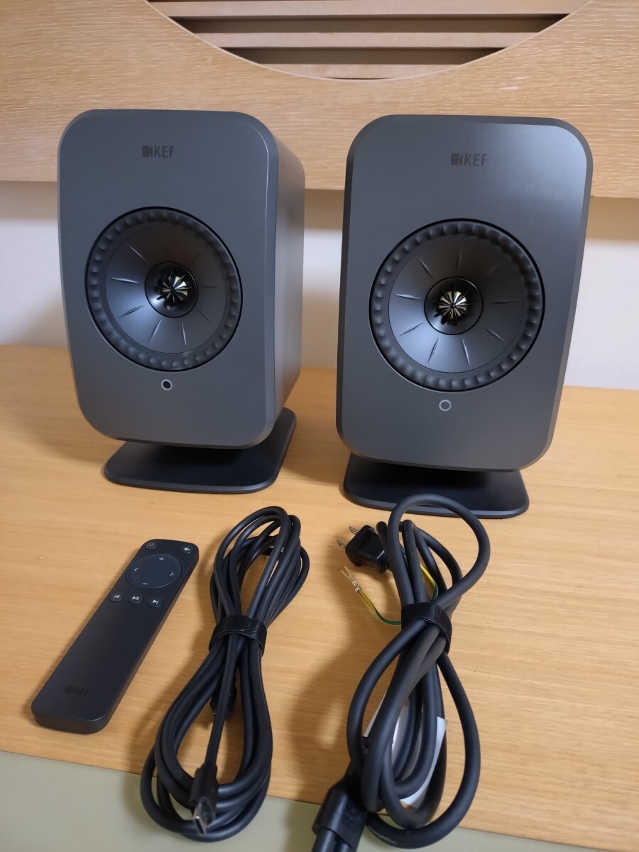 KEF LSX Ⅱ LT Wireless HiFi Speakers グラファイトグレー DESK PAD P1 新品同様 /【Buyee ...
