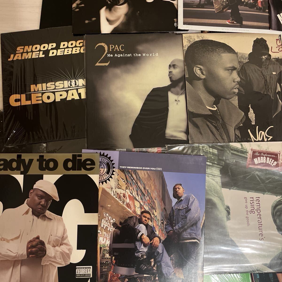 まとめ売り LP レコード ヒップホップ 2PAC Notorious B.I.G. COMMON MOBB DEEP Nas カニエ Lil ...