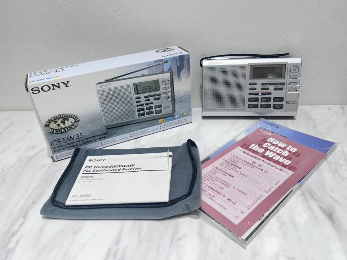 A6234 SONY ICF－SW35 ラジオ ソニー コンパクトラジオ FM ICF-SW35 通電確認 /【Buyee】 Buyee ...