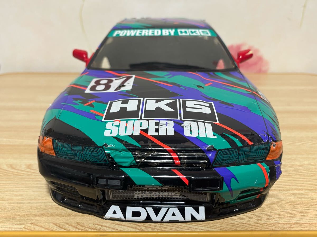 1/10 タミヤ 日産 スカイライン GT-R R32 HKS グループA レースカー ラジコンボディ TAMIYA NISSAN ...
