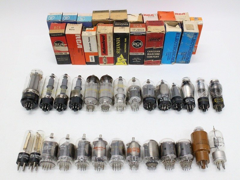 Westinghouse 6BK4C/6EL4A/RCA 6GV5/17DQ6B 17GW6 他 真空管 27本 ウェスティングハウス ...
