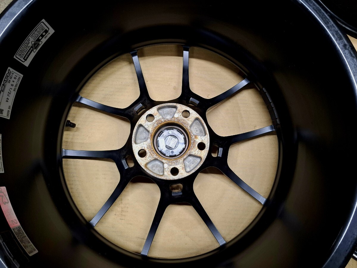 【美品】RAYS VOLK RACING G025 ホイール 19インチ 9.5J 120 鍛造 ホンダ シビックタイプR FL5 FK8 ...