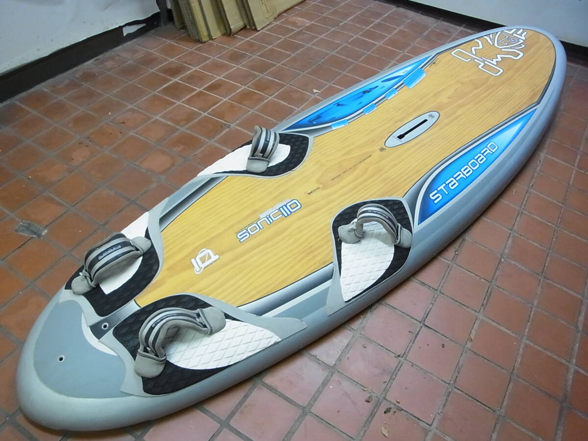 (CB763) 引取OK STAR BOARD IQ SONIC 110 ウインド サーフィン スター ボード ソニック 235×68cm ...