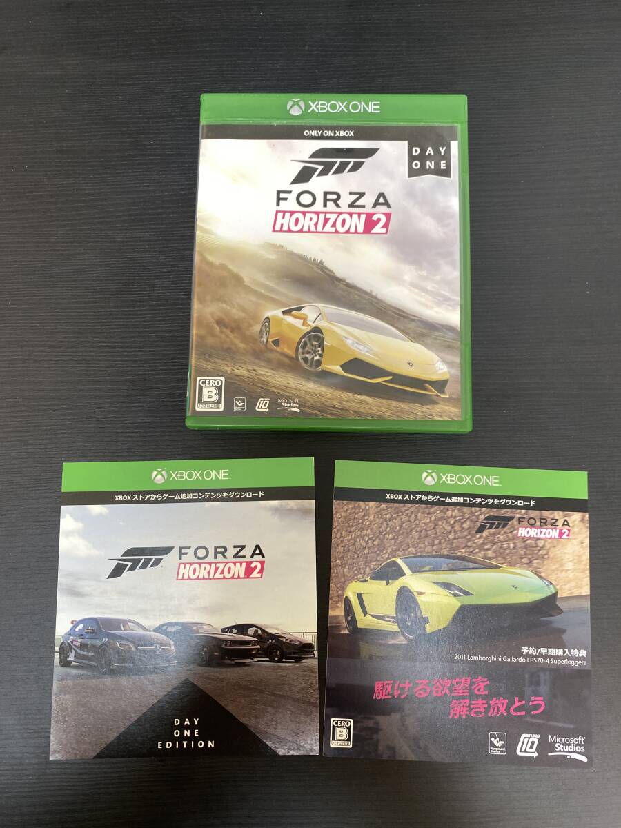 送料無料 初回版 Xbox One★フォルツァ ホライゾン 2 予約特典カード付★used☆Forza Horizon 2 FH2 ...