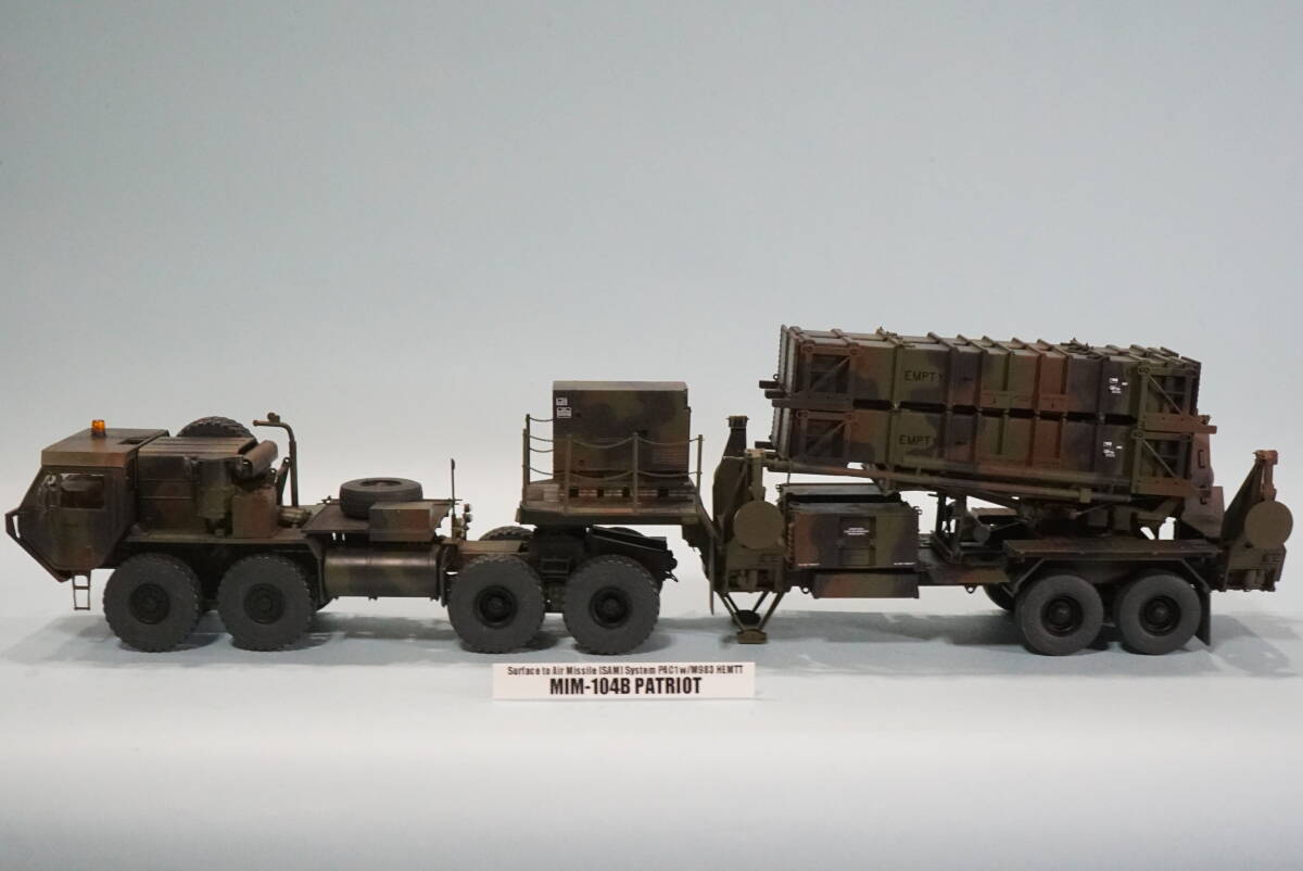 【プラモデル完成品】アメリカ陸軍 MIM-104B PATRIOT SAM SYSTEM PAC-1 w/M983 HEMTT パトリオット ...