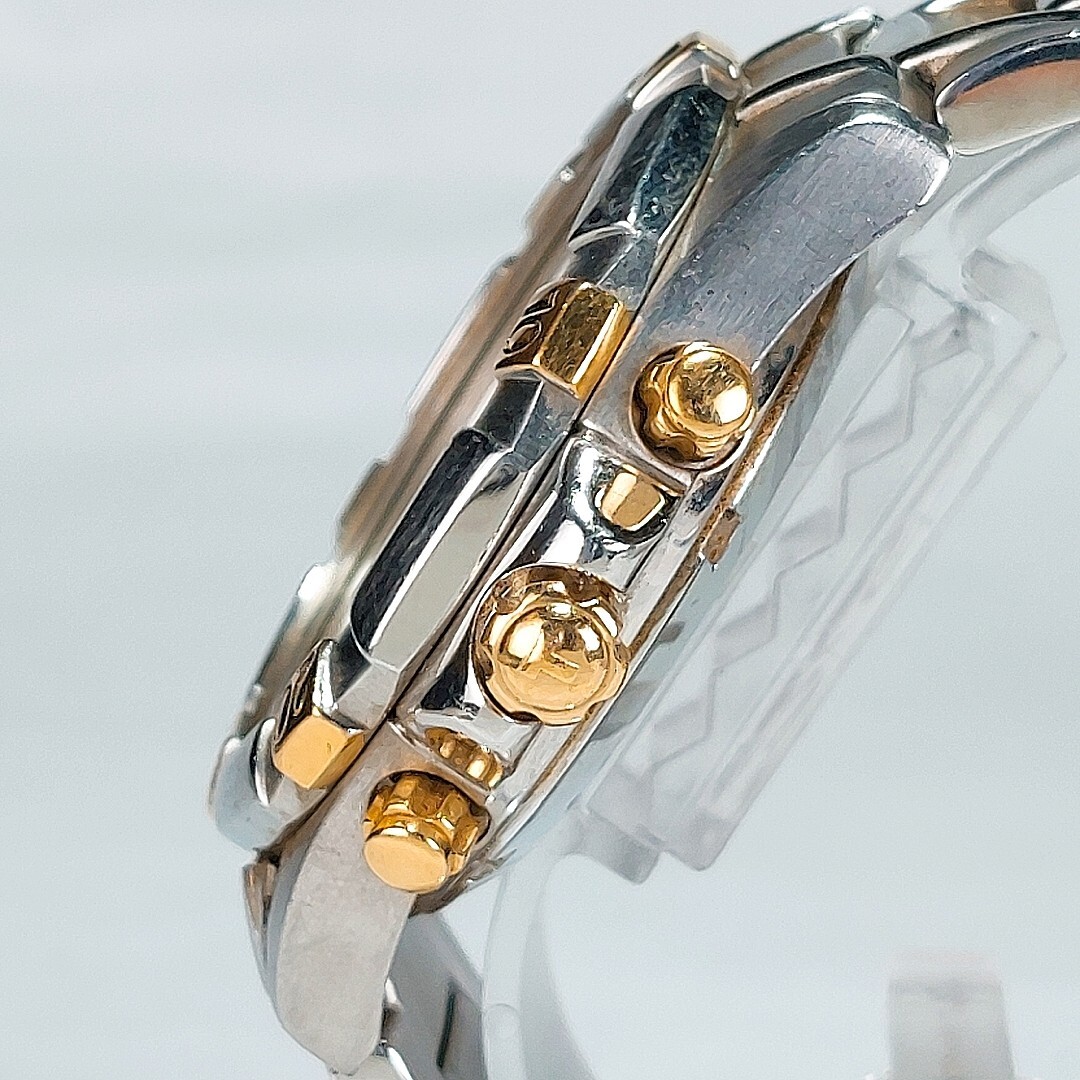 美品 TISSOT ティソ PR100 腕時計 P367/467 クオーツ クロノグラフ カレンダー ラウンド ホワイト コレクション 電池 ...