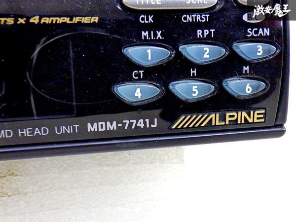 ALPINE アルパイン MDM-7741J MD ヘッドユニット 即納 棚27A /【Buyee】 Buyee - Japanese ...
