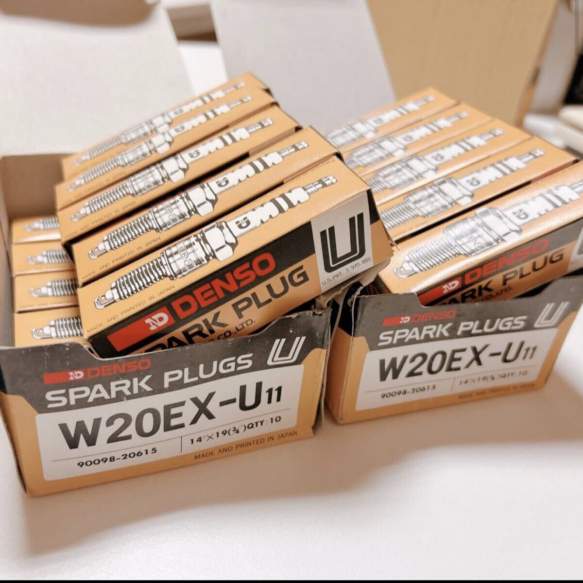 【未使用】DENSO デンソー スパークプラグ W20EX-U11 10本入 ×2箱（計20本）トヨタ純正 /【Buyee】 Buyee ...