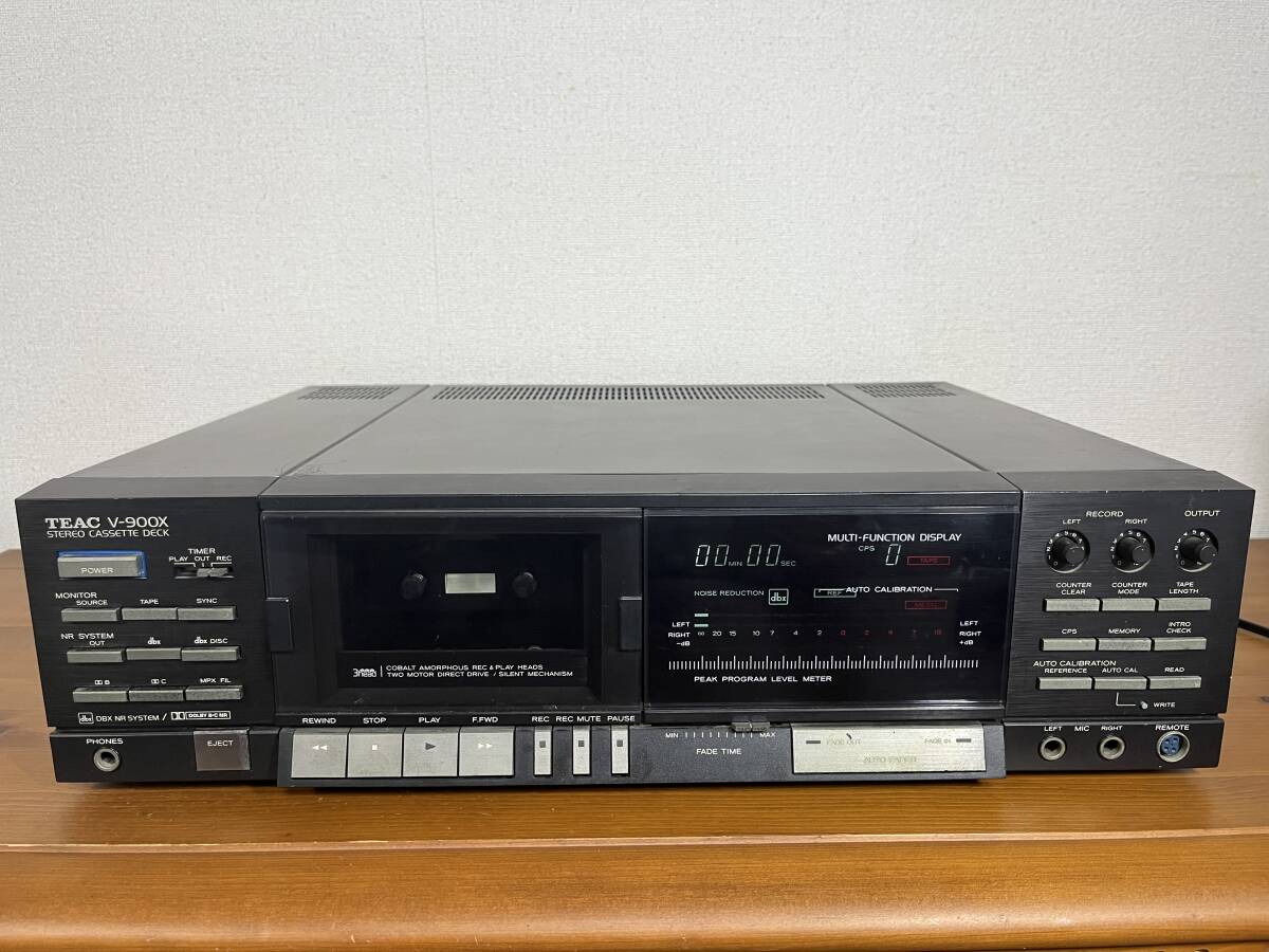 TEAC ティアック V-900X ワンウエイ 3ヘッドカセットデッキ ドルビーB、C、dbx搭載！ 【ジャンク品】③ /【Buyee ...