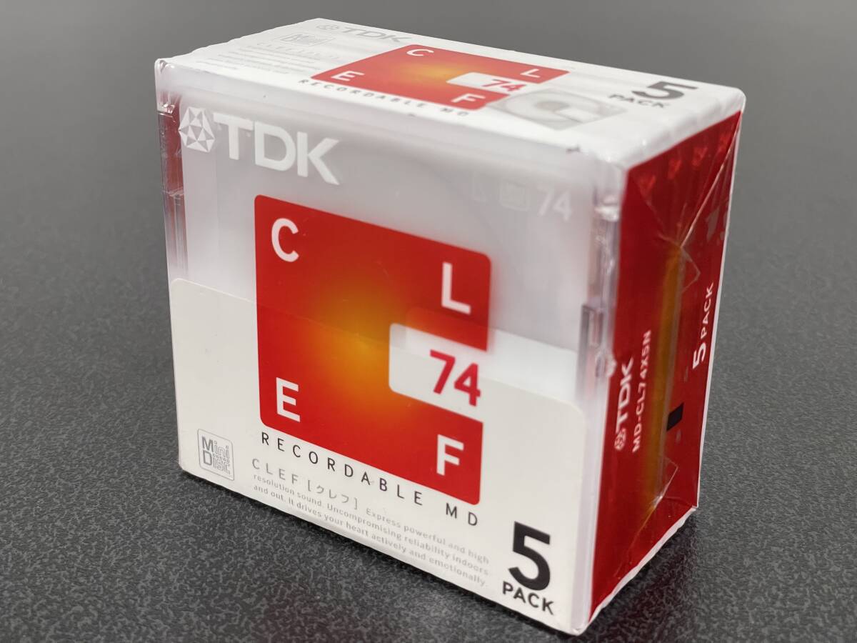 IZ211 未開封品 TDK MDディスク CLEF MD-CL74X5N 録音用ミニディスク 74分ⅹ5枚パック /【Buyee ...