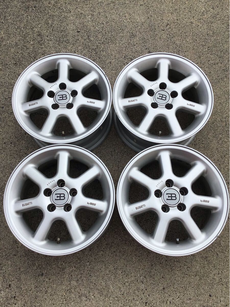★珍品★BBS製 BUGATTI ブガッティアルミホイール 17×8J＋45 114.3-5H 中古品4本 /【Buyee】 Buyee ...