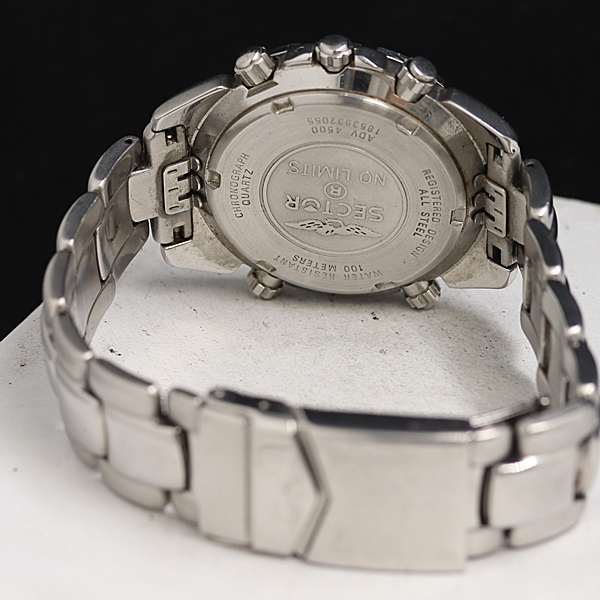 1円 稼働 セクター クロノグラフ ADV-4500 QZ ブルー文字盤 メンズ腕時計 0594000 9ERT SMZ /【Buyee ...