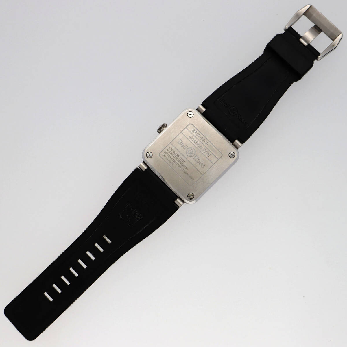 Bell＆Ross ベル＆ロス BR03-92-S ヘリテージ ブラックダイヤル SS/ラバー 自動巻き メンズ【136187 ...