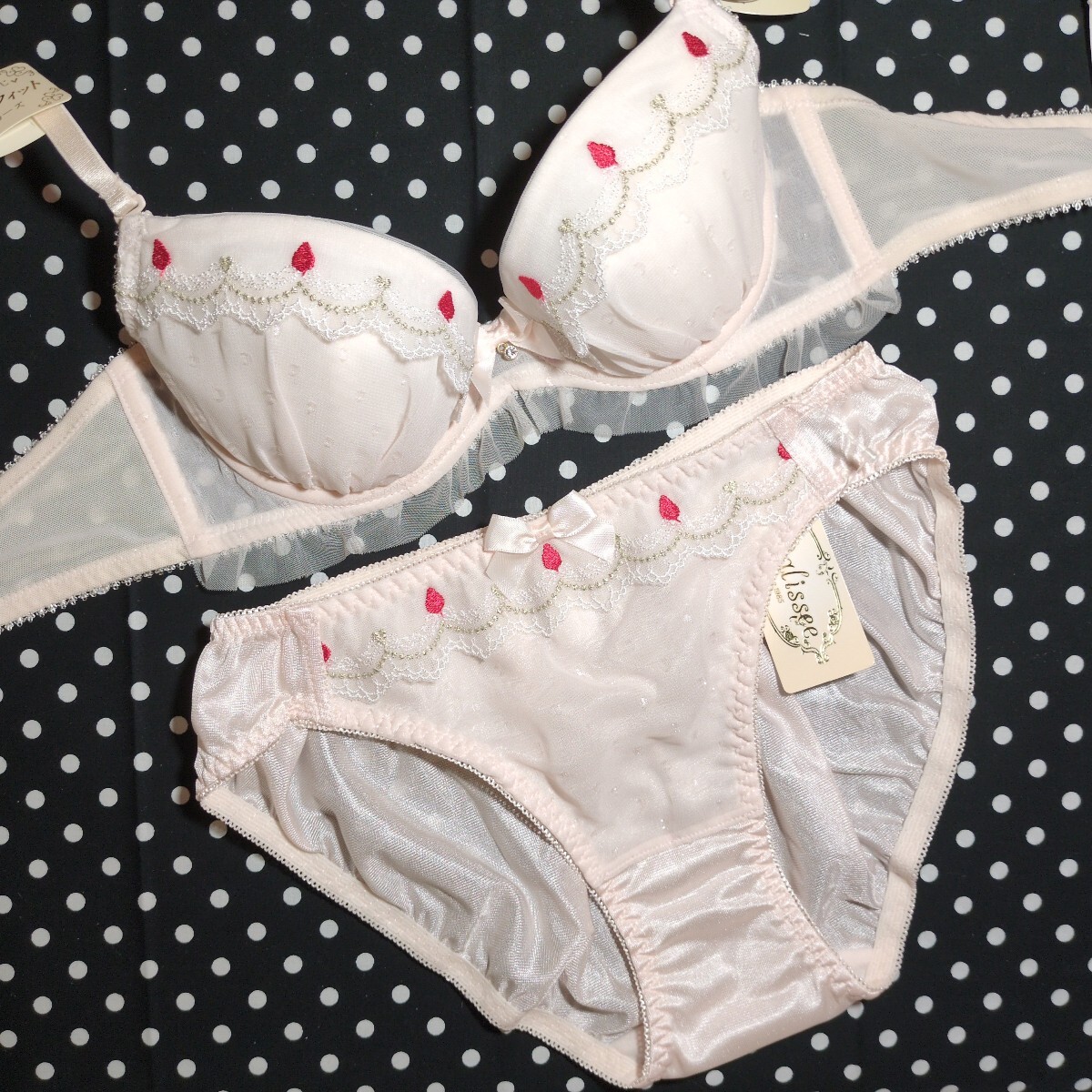 B70☆M ティーンズ向け ケーキみたいなブラ☆パンティ キラキラゴールドラメ刺繍 cuteレース ほんのりピンク /【Buyee】 Buyee - Japanese Proxy ...