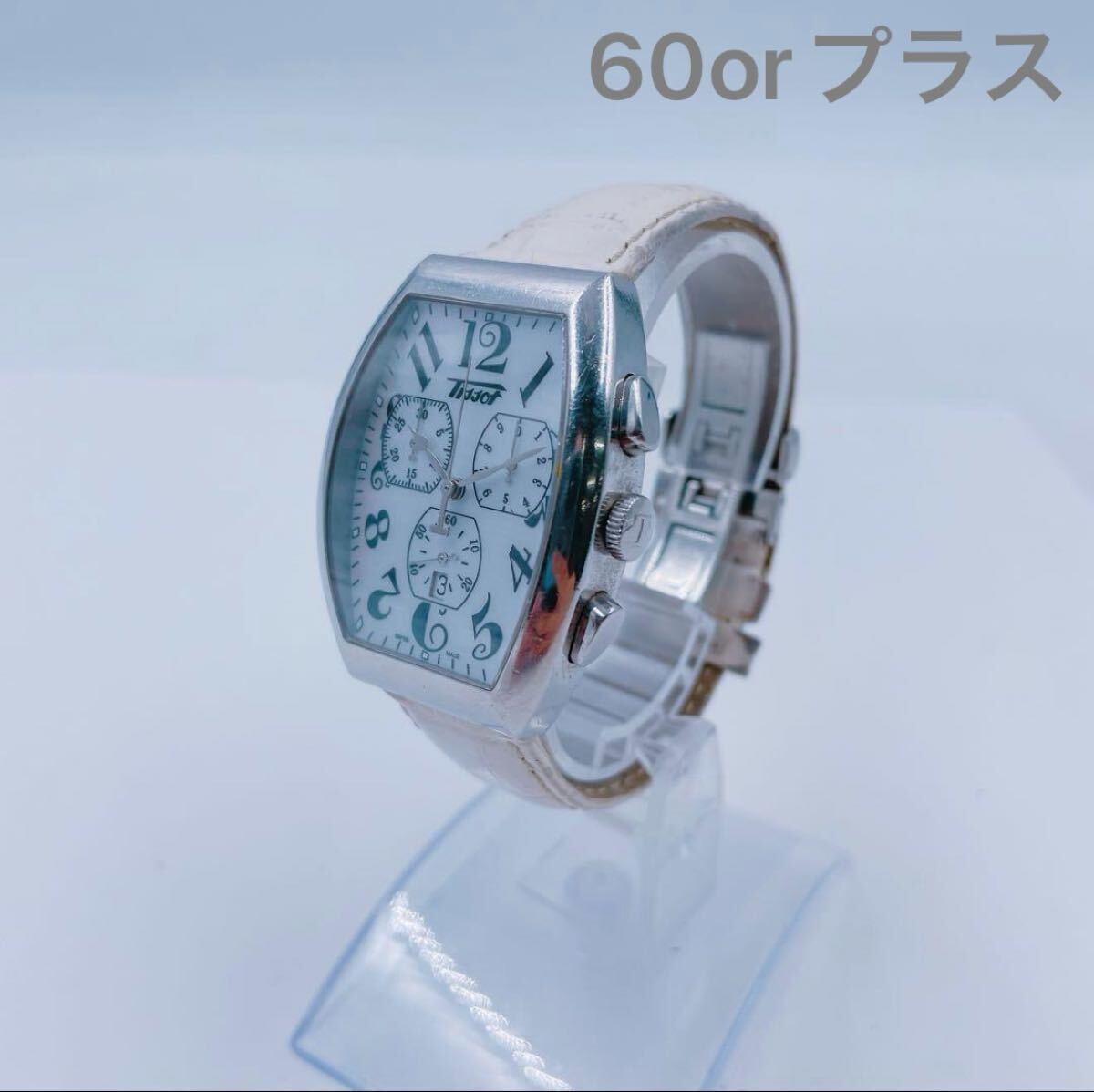 10F113 TISSOT ティソ 腕時計 Z193 クロノグラフ 白文字盤 純正革ベルト クォーツ サイズ写真にて /【Buyee】 Buyee - Japanese Proxy ...