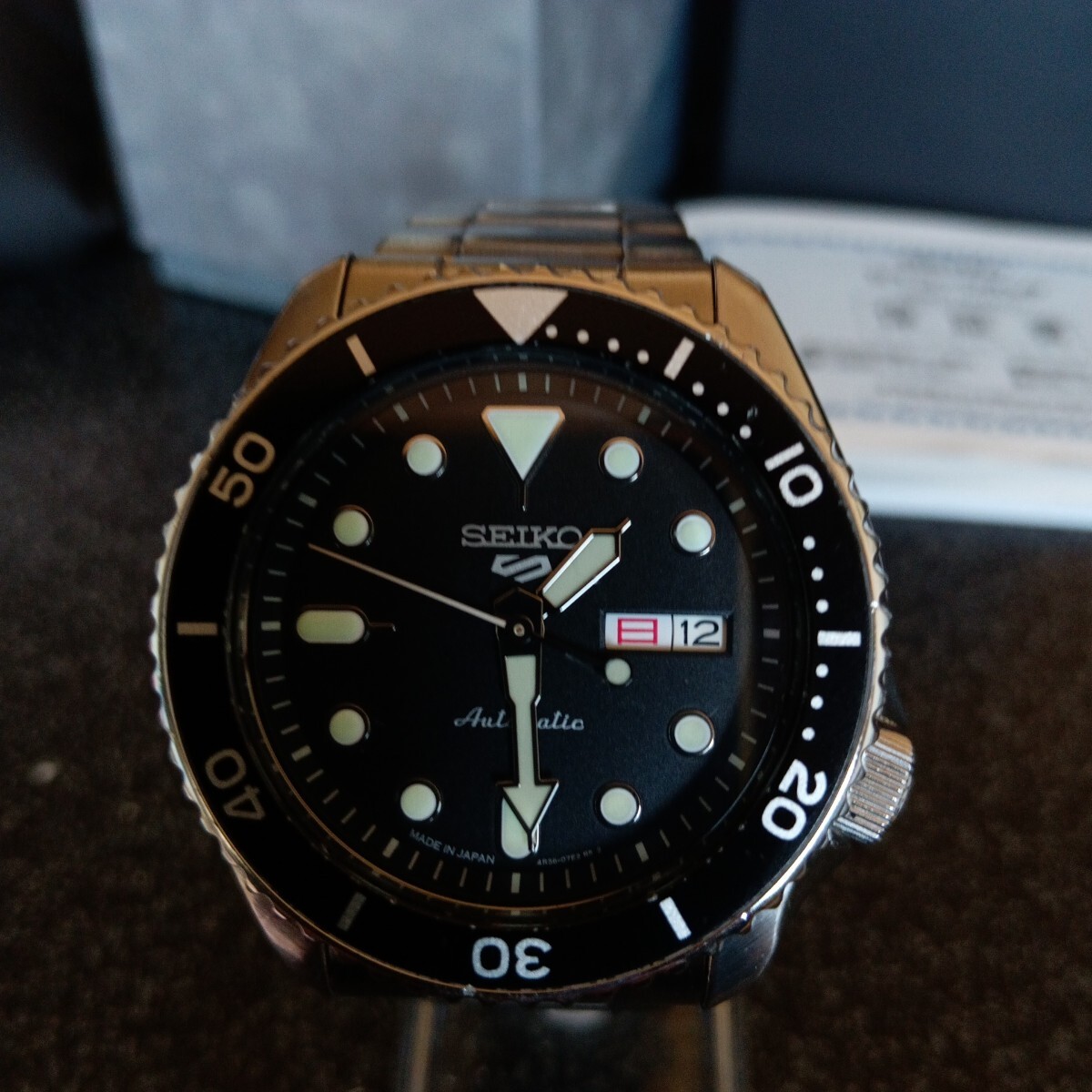 SEIKO 5スポーツ SKX Sports Style 逆回転防止ベゼル SBSA005（ブラック） /【Buyee】 Buyee ...