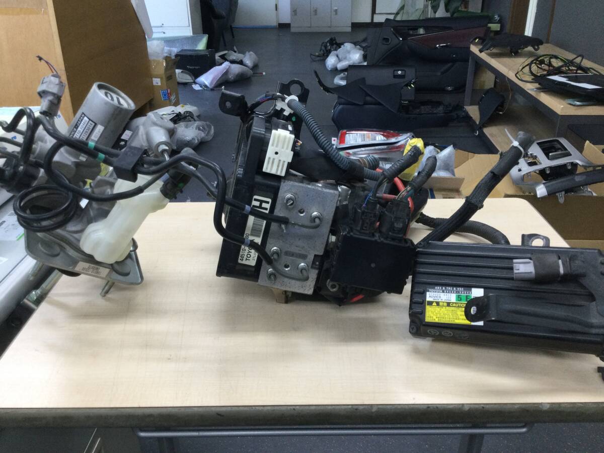 レクサス LS460 ABSアクチュエーターセット 44510-50080 138110-10460 ABSコンピュータ 89540 ...