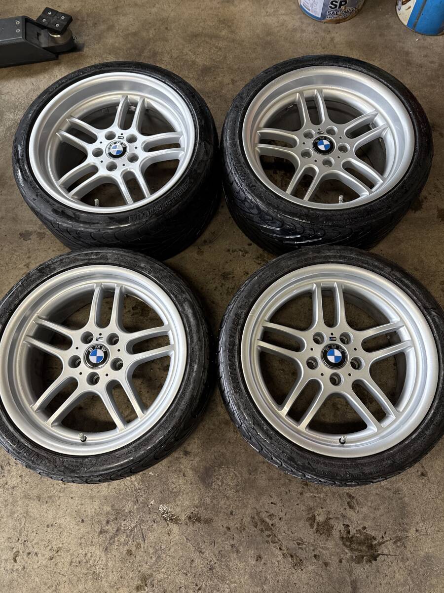 BMW E34 E32 E39 E38 E60 E90 E46 E36 パラレルスポークタイプ リペア後未使用 8J+14/9.5J+26 ...