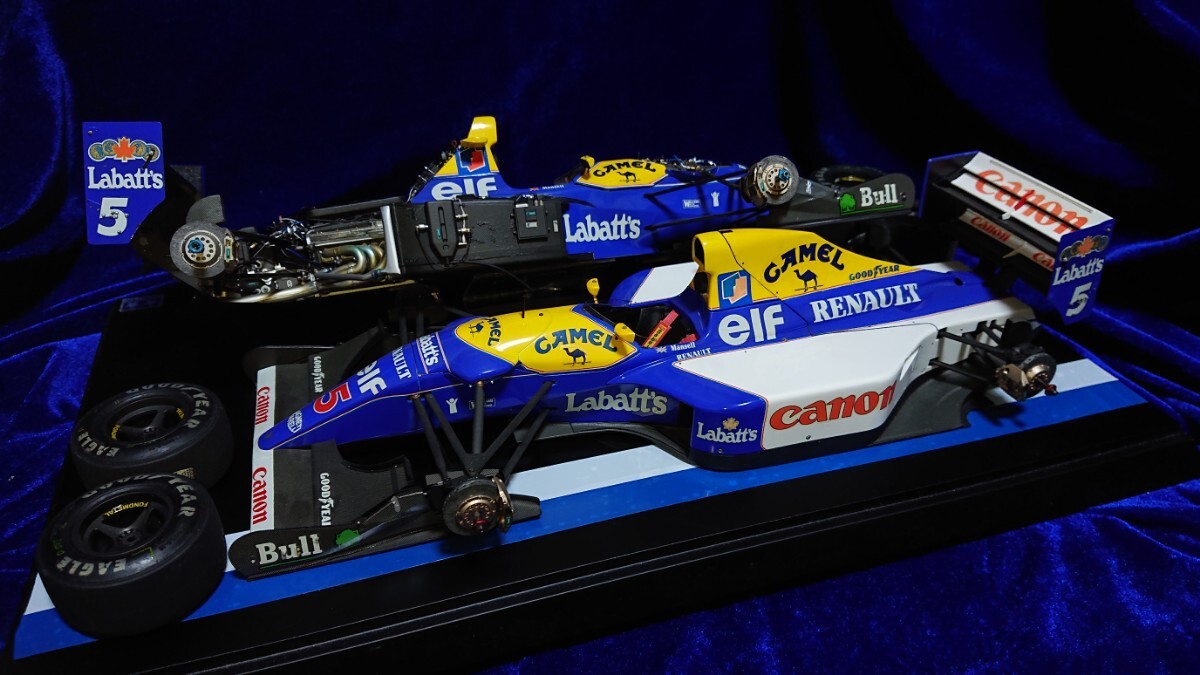 1/12 Williams Renault FW14B Formula 1 G.P. 1992 World Champion #5 Nigel ...