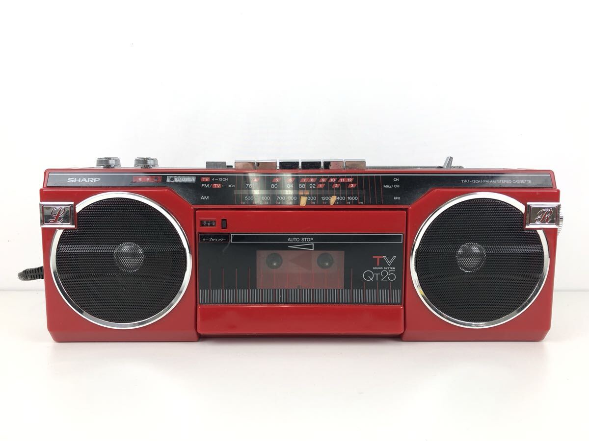 【平】 SHARP ラジカセ QT25 シャープ AM FM ラジオ 通電確認済み /【Buyee】 Buyee - Japanese ...