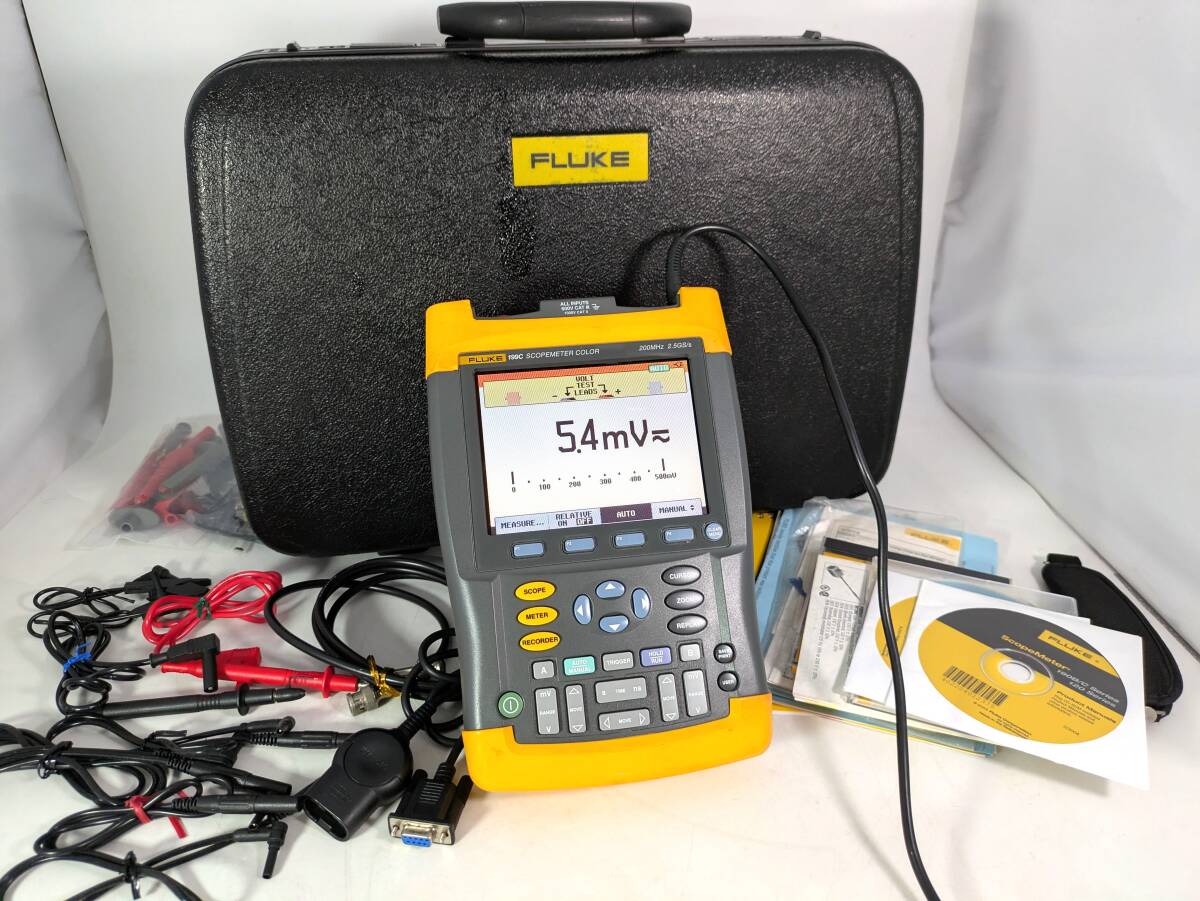 FLUKE フルーク 199C SCOPEMETER COLOR 200MHz 2.5GS/s スコープメータ ジャンク品 /【Buyee ...