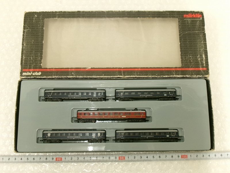 P5834 Maerklin メルクリン ミニクラブ 87351 Zゲージ ドイツ国鉄 客車 5両セット 鉄道模型 共箱 /【Buyee ...