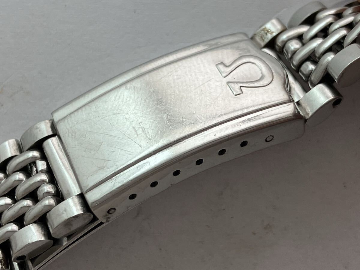 オメガ OMEGA bracelet ステンレスベルト stainless steel watch band バンド vintage ライス ...