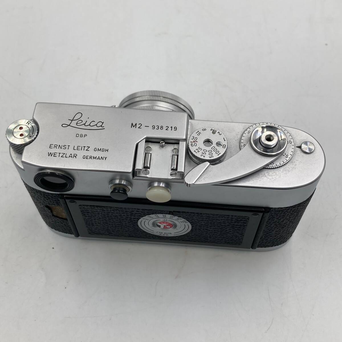 ライカ Leica M2 フィルムカメラ Summicron f=5cm f:2 レンズ搭載 シャッターOK カメラ ジャンク レトロ ...