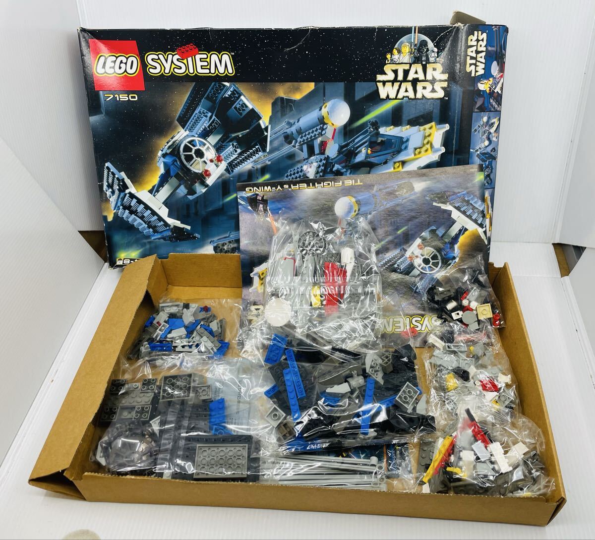 1円 内袋未開封 LEGO レゴ スターウォーズ 7150 タイファイター＆Yウイング 廃盤品 STARWARS ミニフィグ ダースベイダー ...
