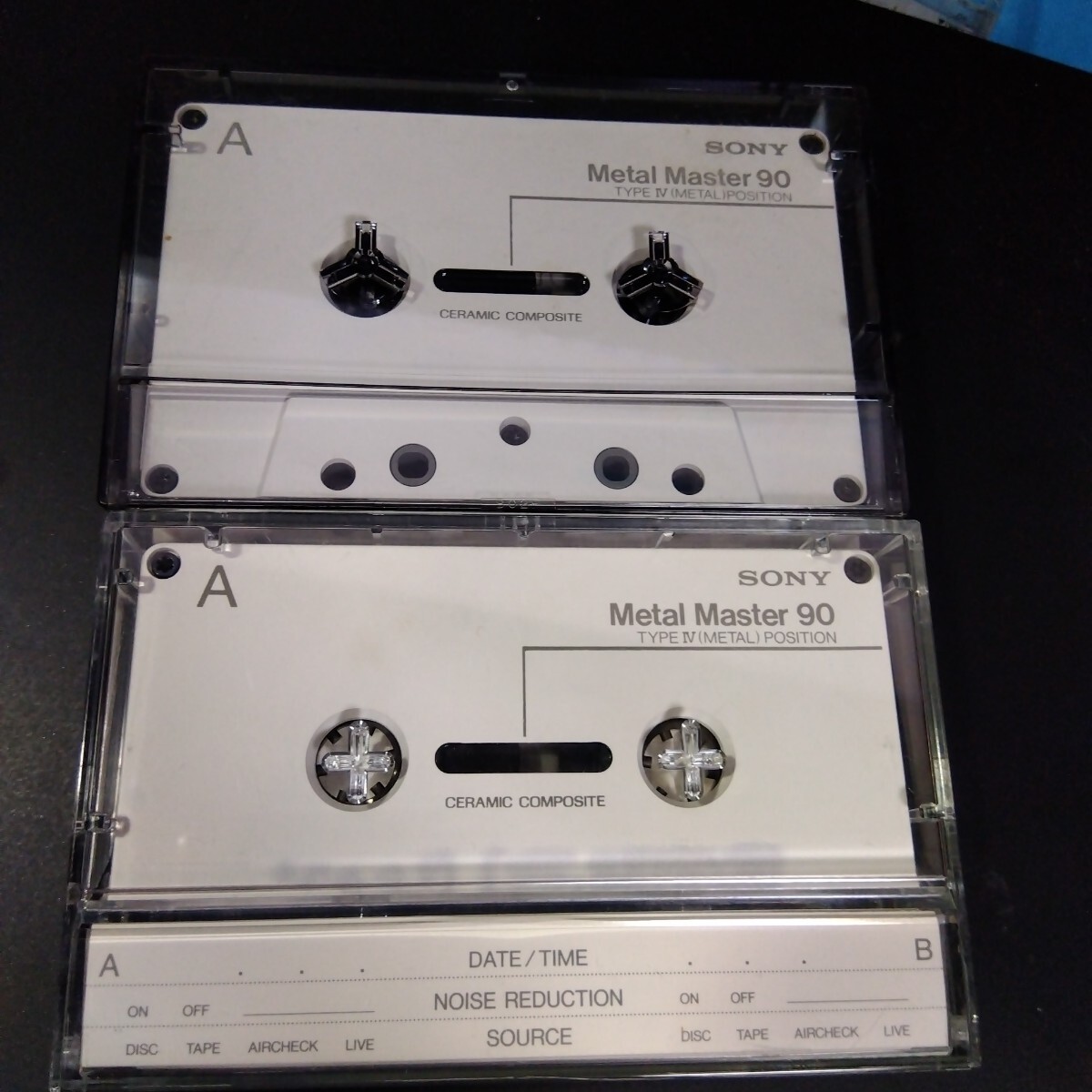 【希少・名機】SONY METAL MASTER 90 TYPE IV カセットテープ （中古・使用済み） メタルポジション 2本セット ...