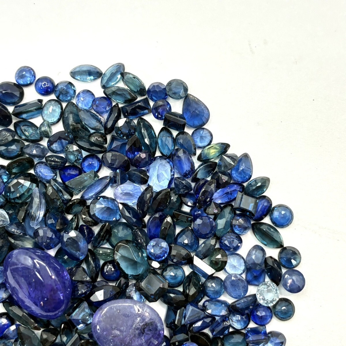 1円スタート 天然 サファイア ルース まとめ ジュエリー 宝石 11.5g 57.5ct Sapphire TK1012-16 ...