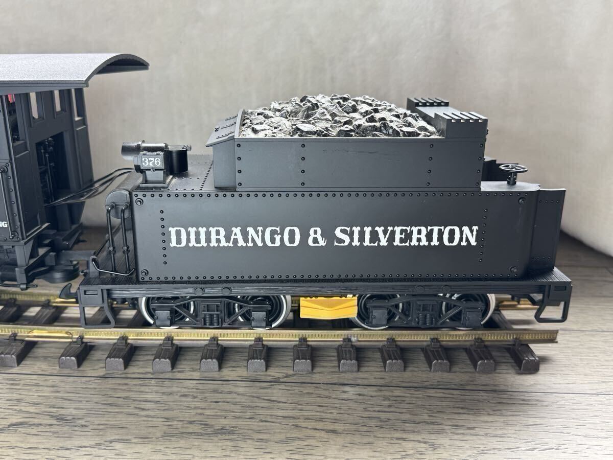 【美品、レア】レーマン LGB 25196 Durango & Silverton Mogul 蒸気機関車＋テンダー Gゲージ 箱付き ...