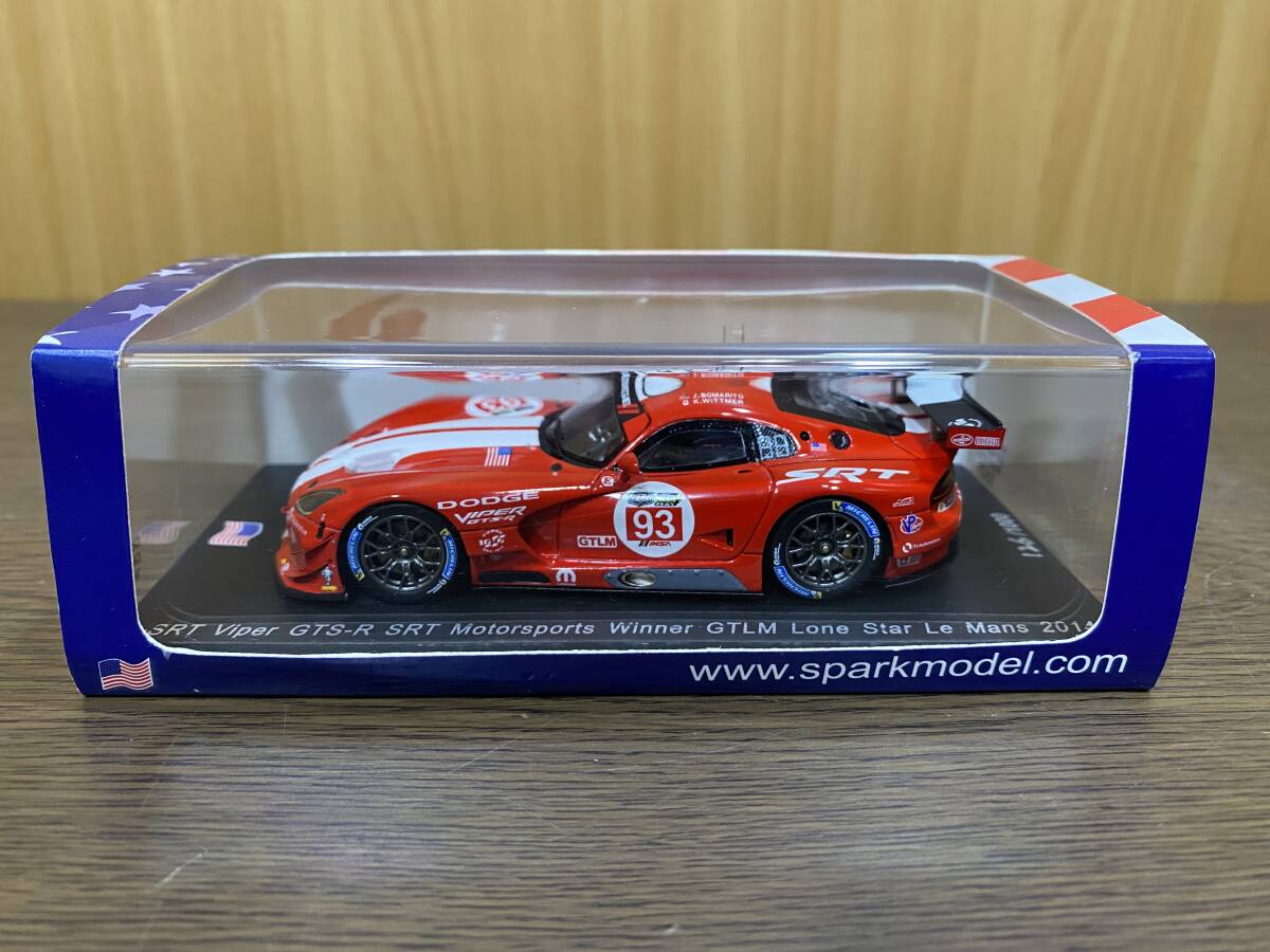 35) スパーク 1/43 SRT Viper GTS-R SRT Motorsports No.93 Winner GTLM Lone ...