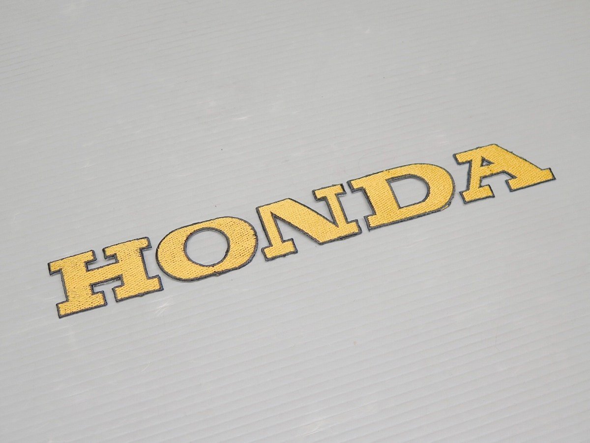 ★HONDA ロゴ ホンダSR 純正 ワッペン 80年代 当時物 SW3041 /【Buyee】