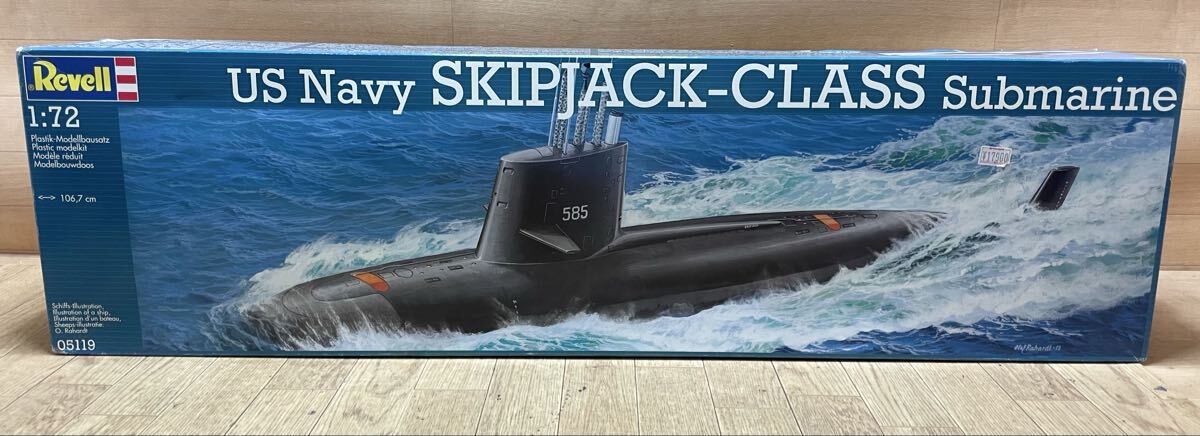 未使用☆未開封☆ Revell レベル 1/72 US Navy SKIPJACK-CLASS Submarine 05119 NIVEAU ...