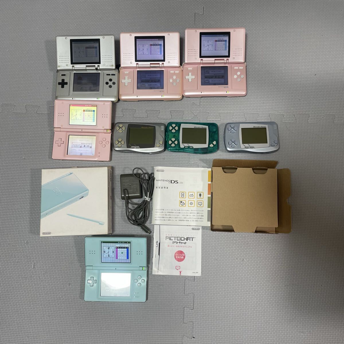 【お買得】携帯ゲームまとめ8個セット Nintendo 任天堂 ニンテンドー DSLite DS USG-001 NTR-001 ワンダー ...