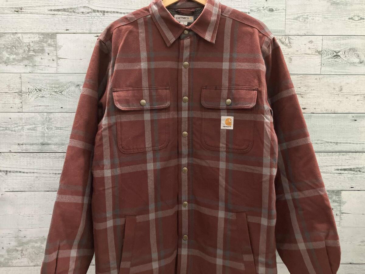 Carhartt カーハートPlaid Cotton Shirt Jacket 114452 224 ジャケット チェック柄 Sサイズ ...